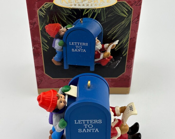 1997 Hallmark Christmas Ornament Santa Mail Keepsake Ornament Letters ...