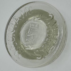 Mountain Spring Water Glass Top 25 Inches Glass Water Jug Topper ...