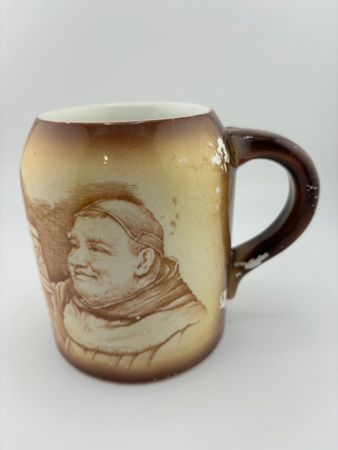 Vintage Drinking Monk Holding a Stein Mug - Etsy
