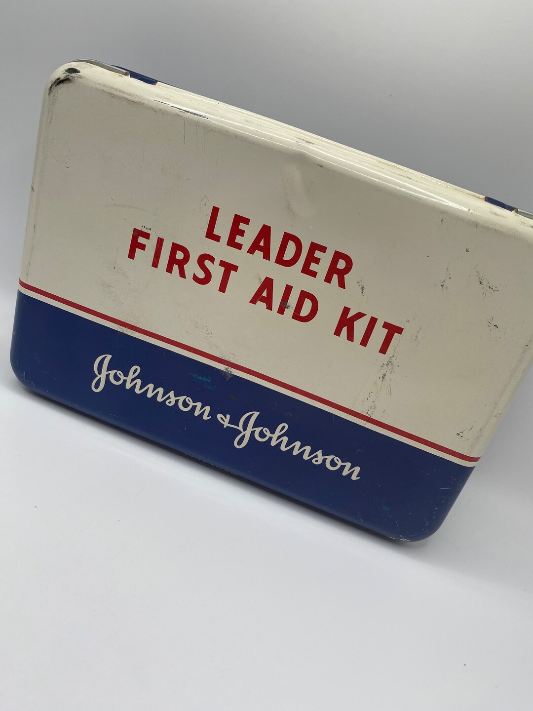 Johnson & Johnson Vintage Leader First Aid Kit (box Only) - Etsy