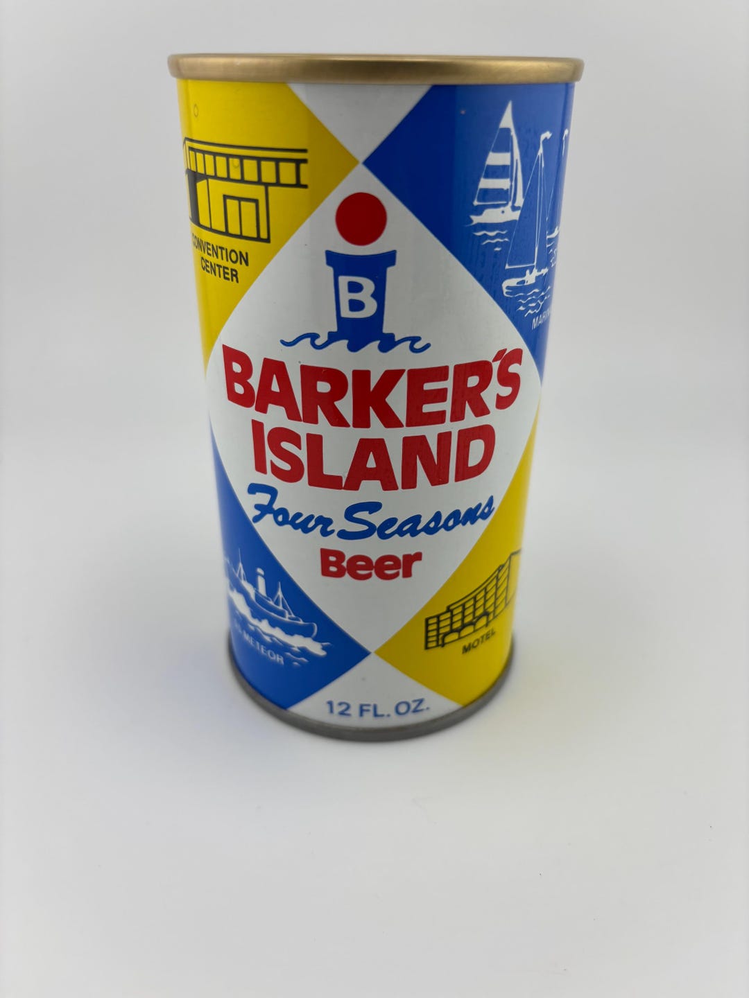 Vintage 1970s-1980s Barker’s Island Four Seasons Beer Can – Unopened ...