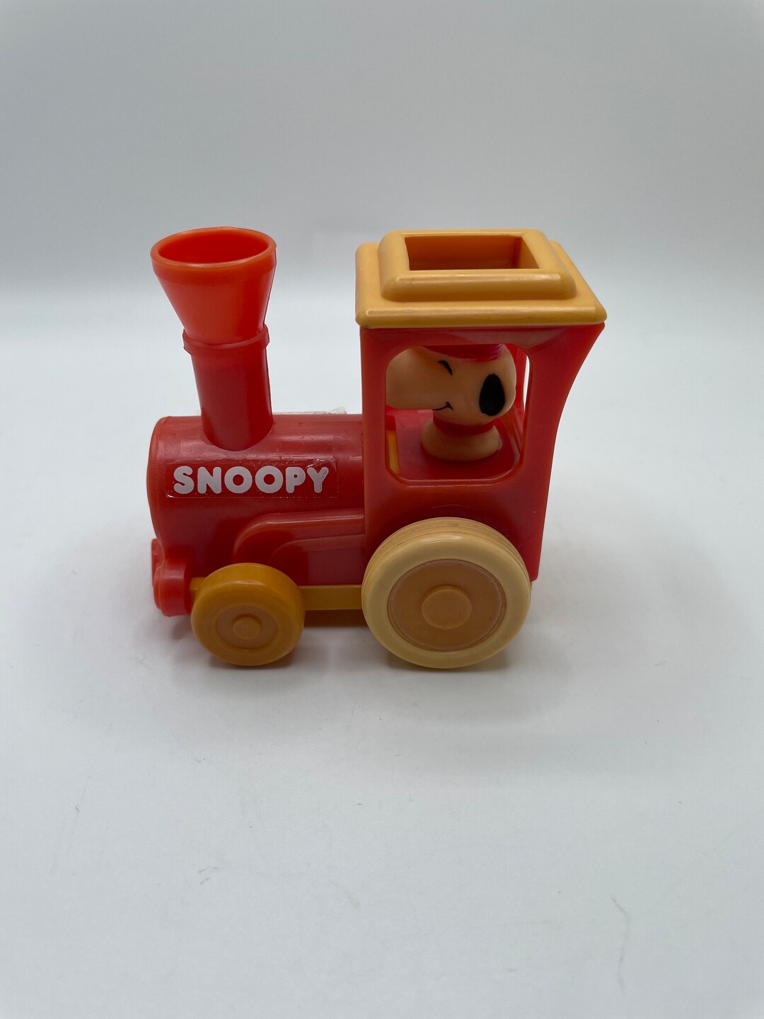 1958 Aviva Toy Co. Snoopy Driving a Red Train Plastic - Etsy
