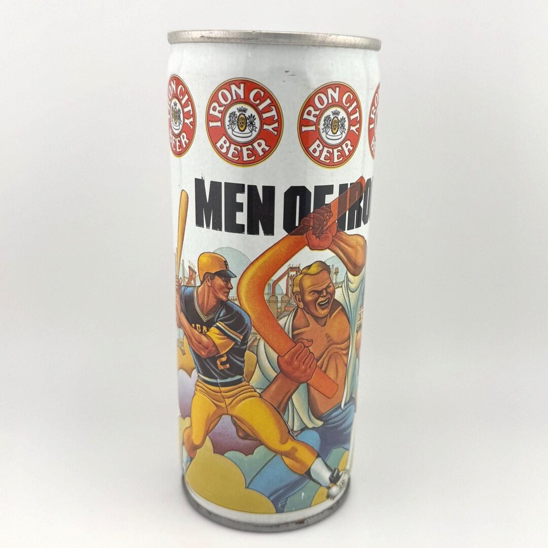 Men of Iron and Steel Iron City Steel Beer Canpull Tab 16 OZ Pittsburgh ...