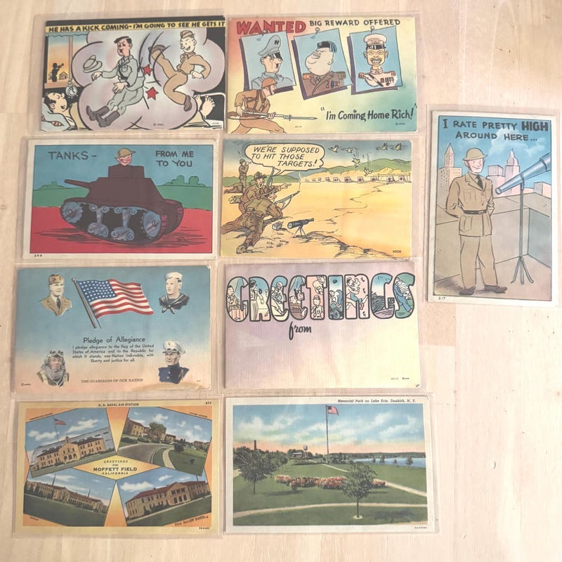 Comic Postcards - Etsy