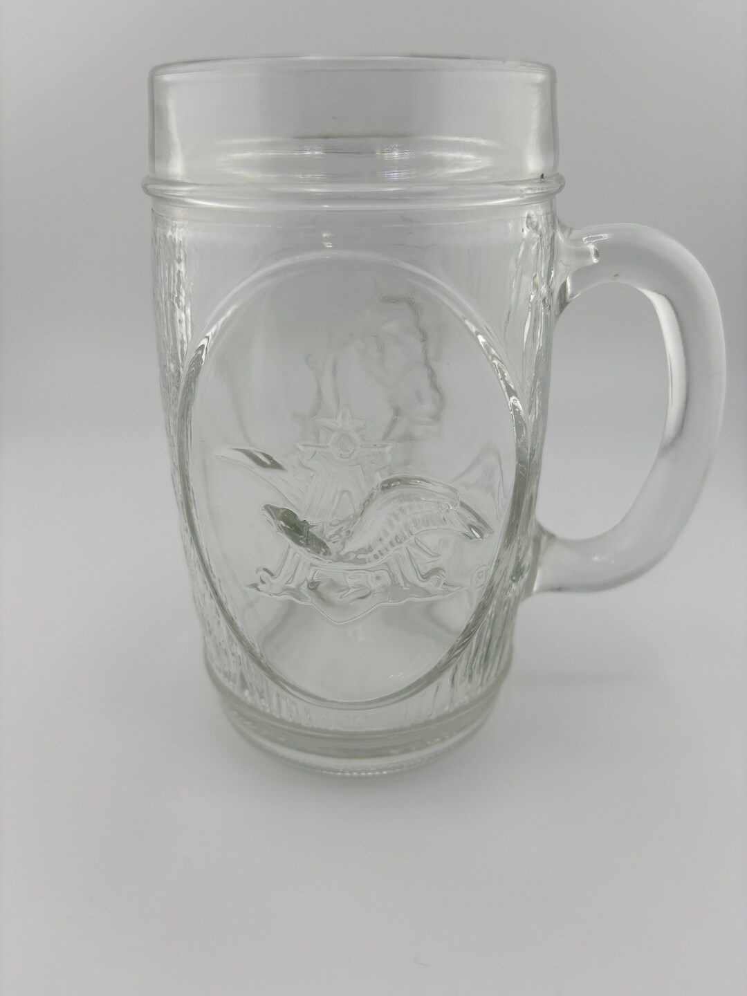 Anheuserbusch Beer Glass Barrel Mug With Logo and Clydesdales 117 ...