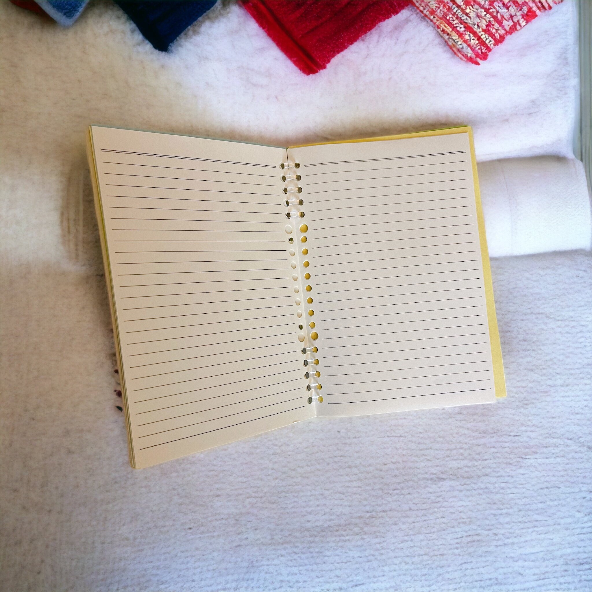 Custom Notebook/journal Loose Leaf College Ruled Paper - Etsy