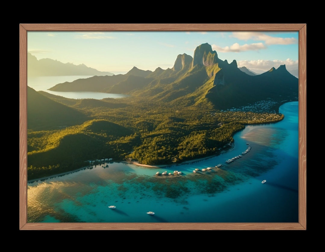 Welcome to Paradise, Bora Bora Printable Wall Art - Etsy