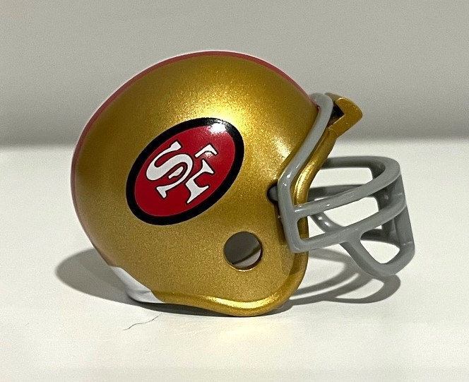 Riddell NFL Pocket Pro Helmet - San Francisco 49ers - Super Bowl XXIV ...