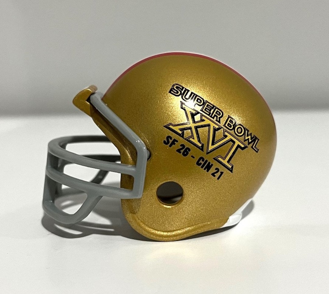 Riddell NFL Pocket Pro Helmet - San Francisco 49ers - Super Bowl XVI - Etsy