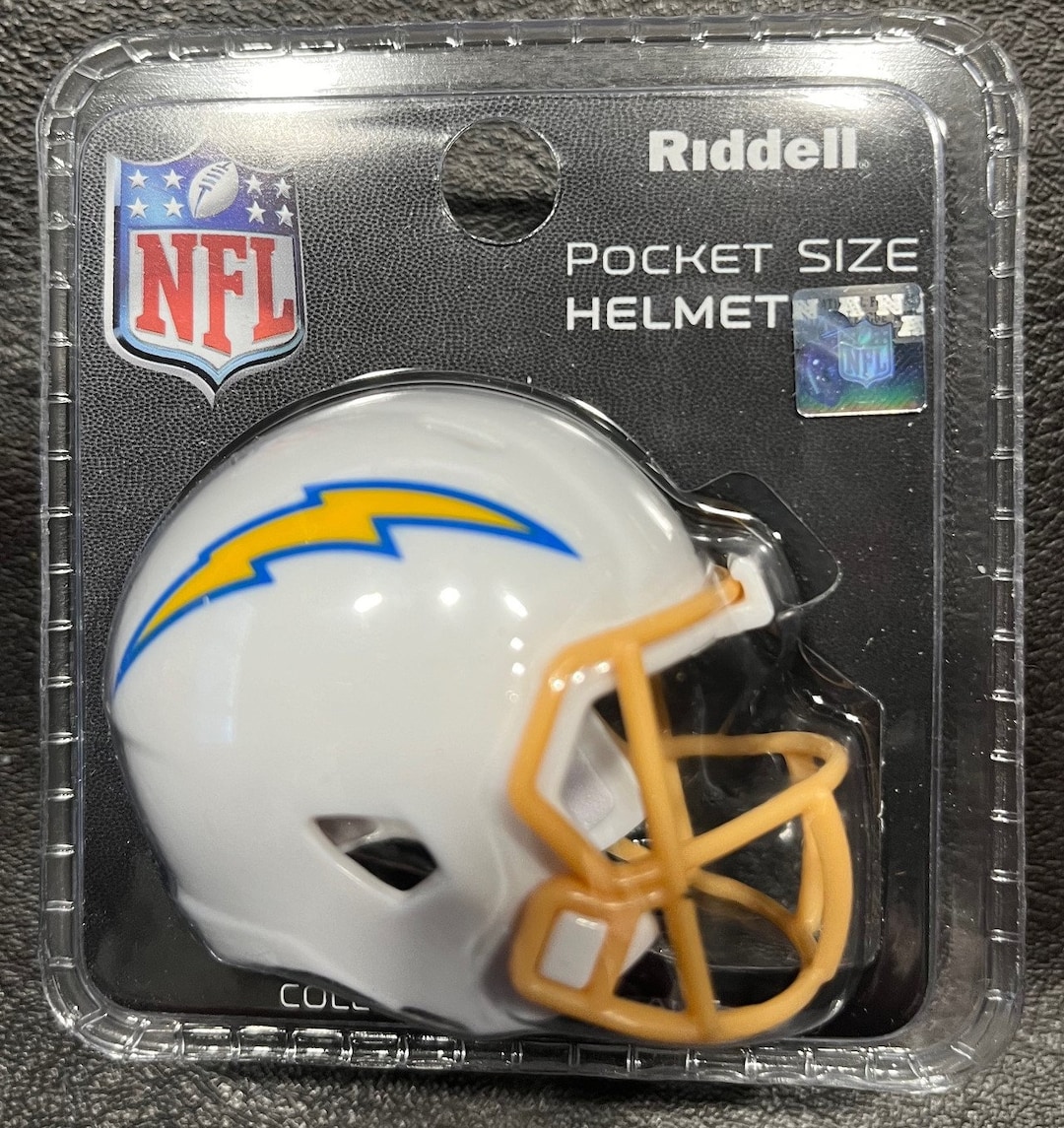 Riddell NFL Pocket Pro Helmet - Los Angeles Chargers - Etsy