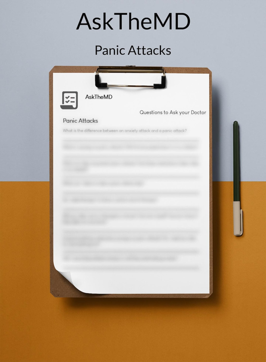 Panic Attack Questions for Doctor Visit (PDF Download) - Etsy