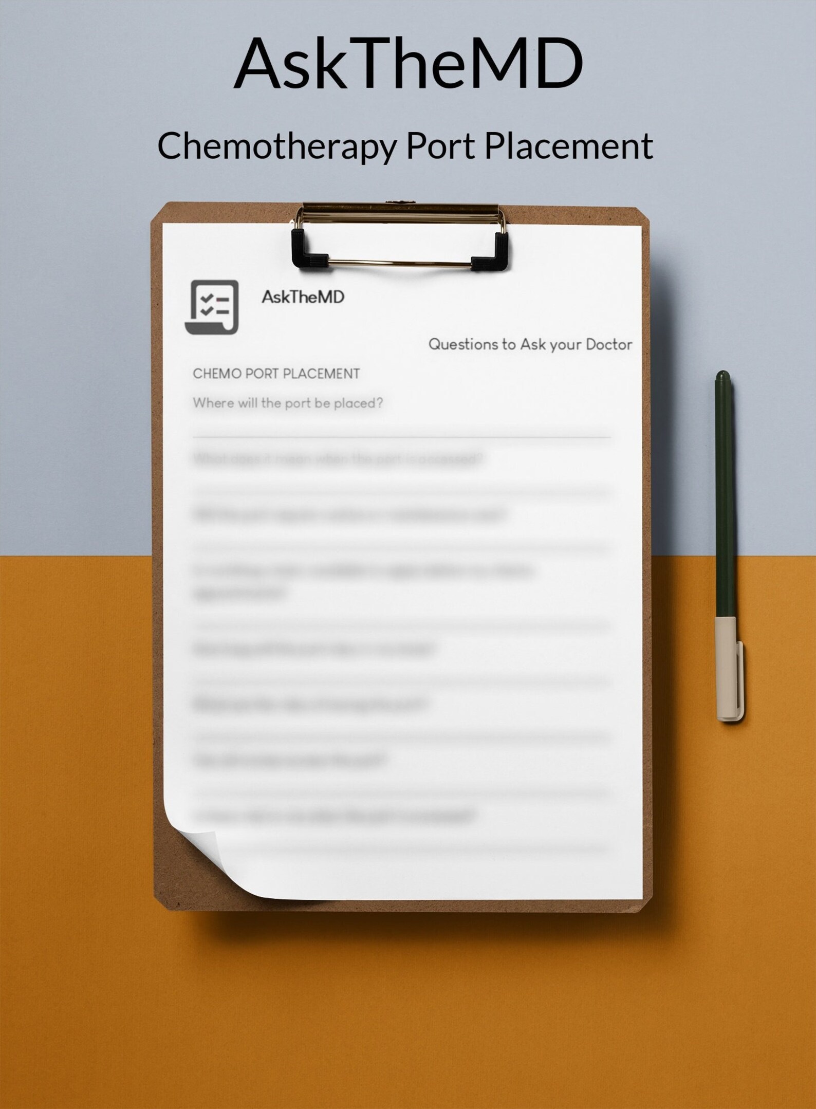 Chemotherapy Port Placement- Questions to Ask Your Doctor- Questions to ...