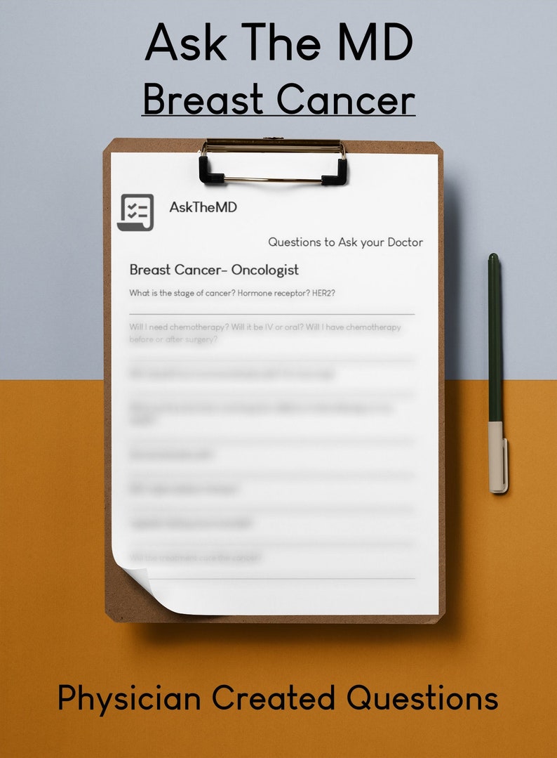 Breast Cancer New Diagnosis and General Questions to Ask Your Doctor ...