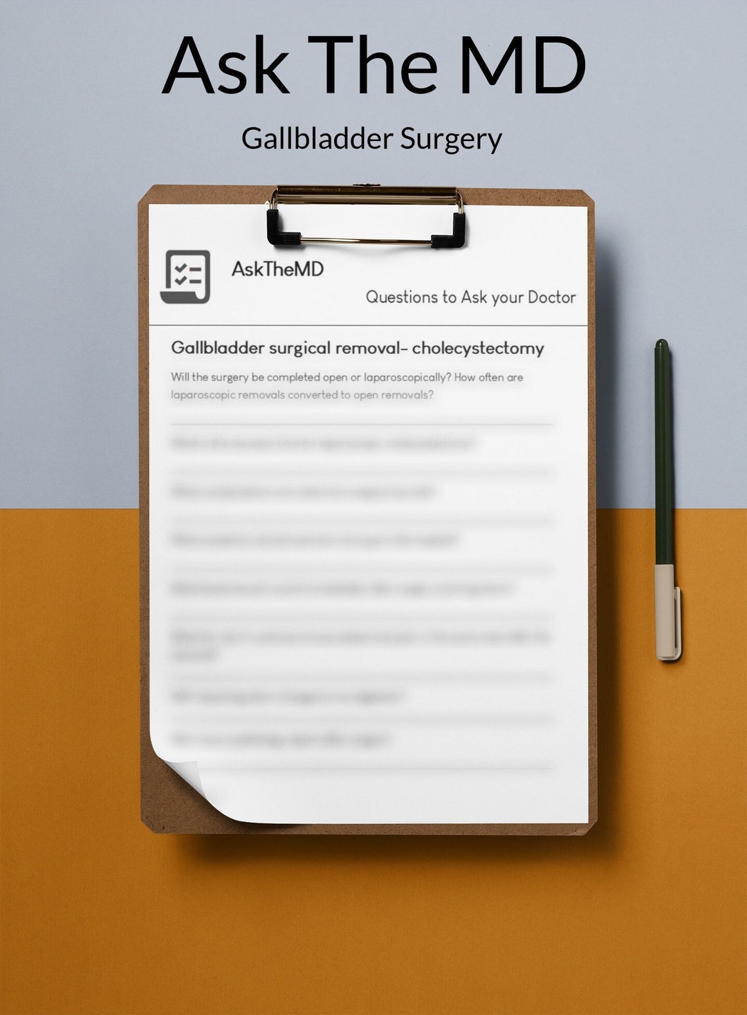 Gallbladder Surgery – Questions to Ask Your Doctor (PDF Guide) - Etsy