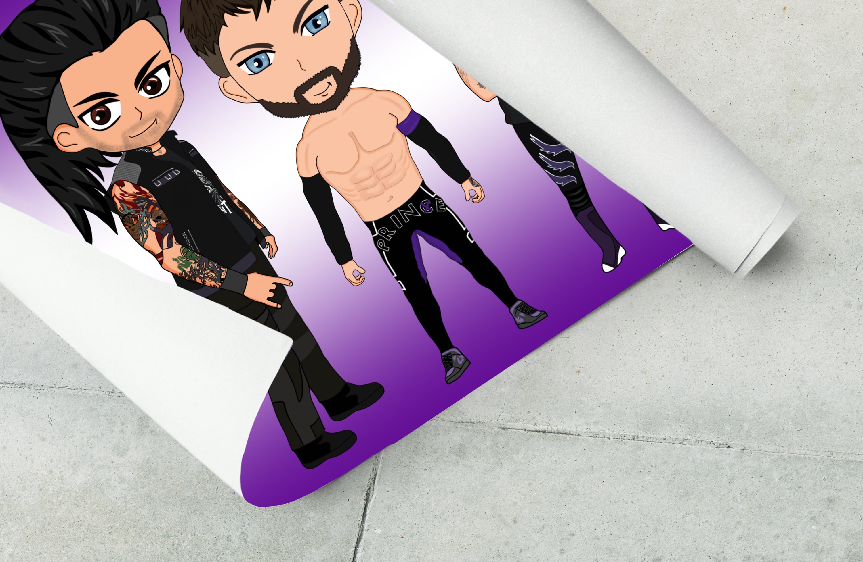 The Judgment Day Finn Balor Rhea Ripley Damian Priest Dominik Mystrio ...