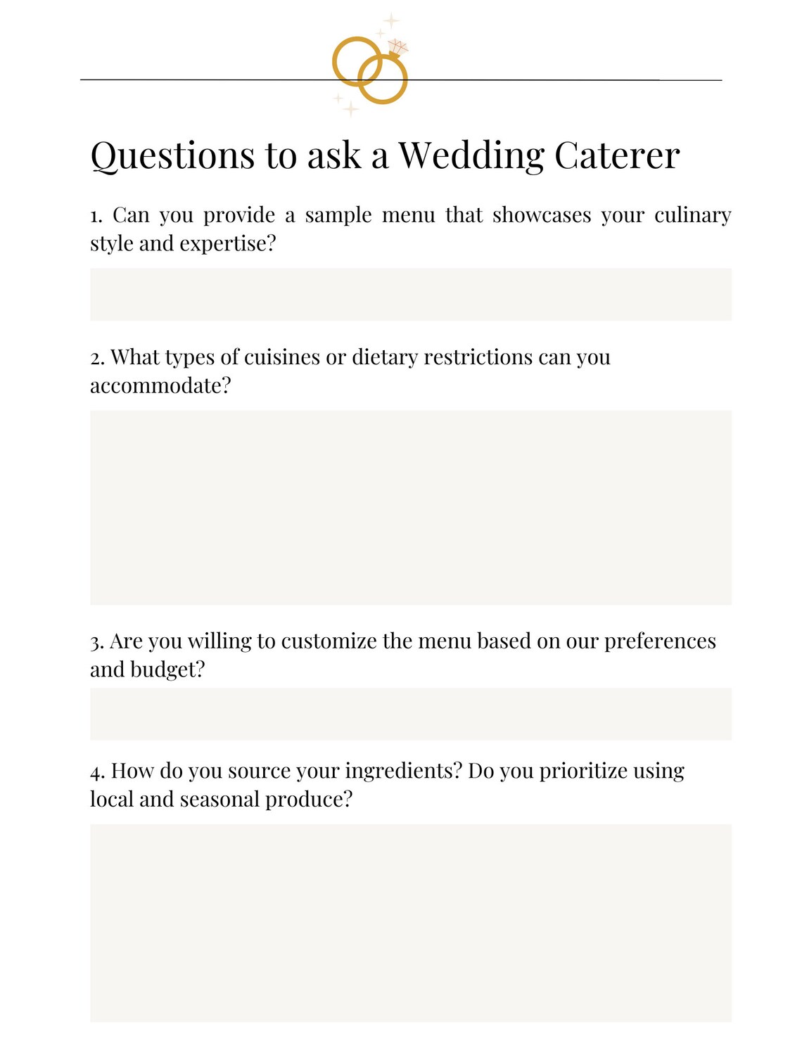 Printable Wedding Binder: 20 Plus Questions for Wedding Officiants ...