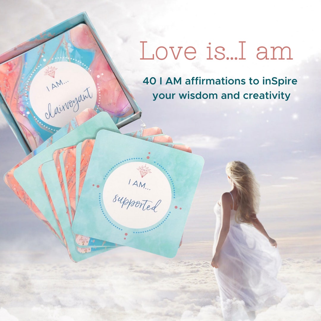 I AM Affirmation Cards – 40 Positive Daily Cards for Wisdom, Creativity ...