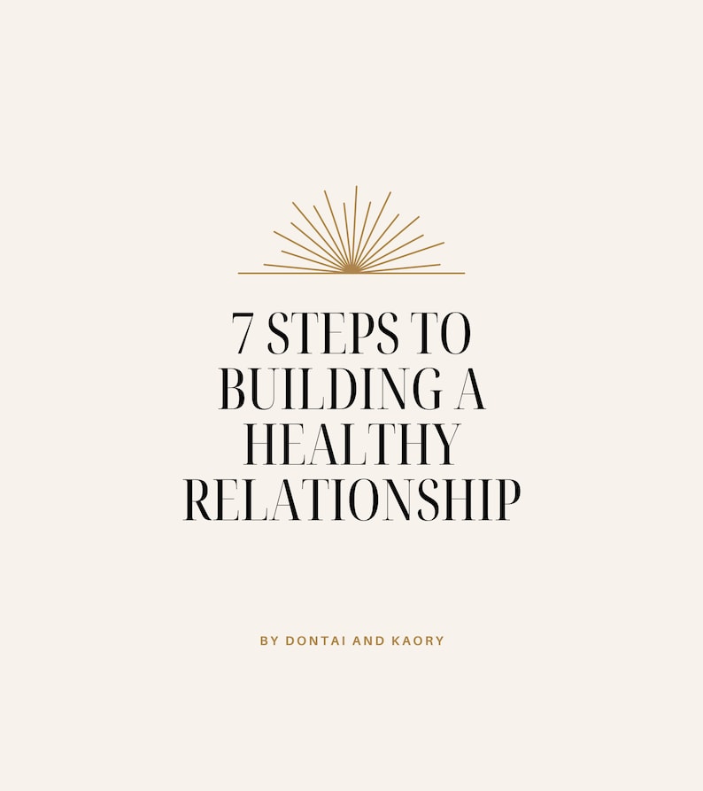 7 Steps to Building a Healthy Relationship - Etsy