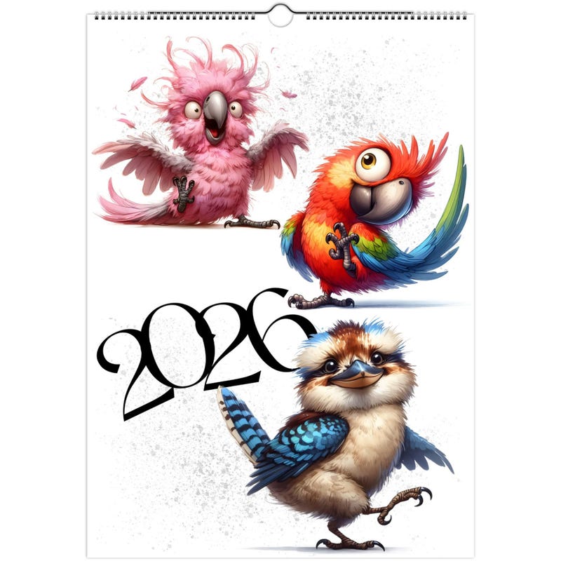 Parrot Calendars 2026 - Etsy