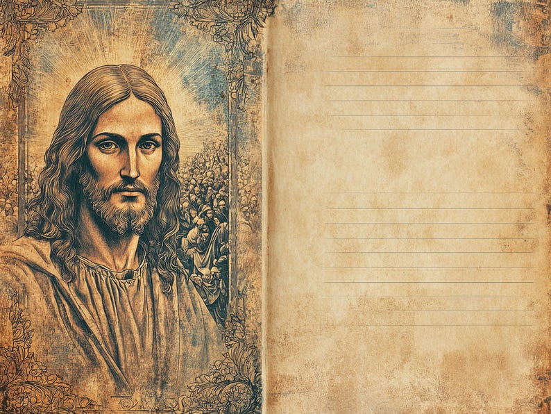 Christian Jesus Junk Journal Kit: Printable Religious Ephemera & Bible ...