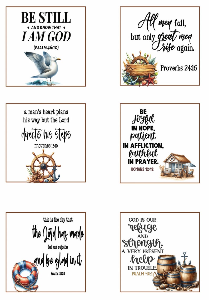 Printable Bible Verses for Men, Encouragement Scripture Cards ...