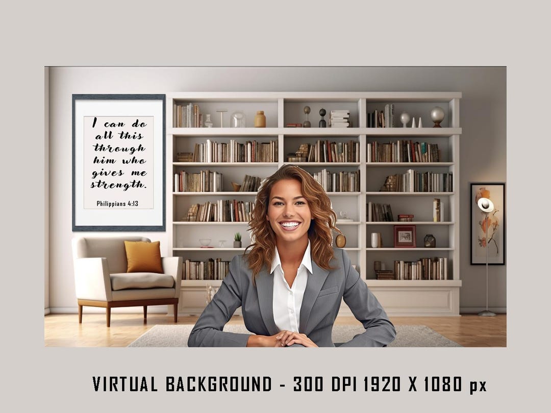 Christian Zoom Background for Desktop, Virtual Church Backdrop ...