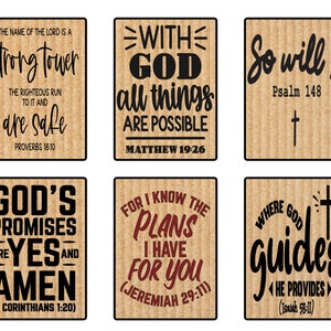 Printable Christian Bible Verse Cards for Prayer, Memory, and Scripture ...