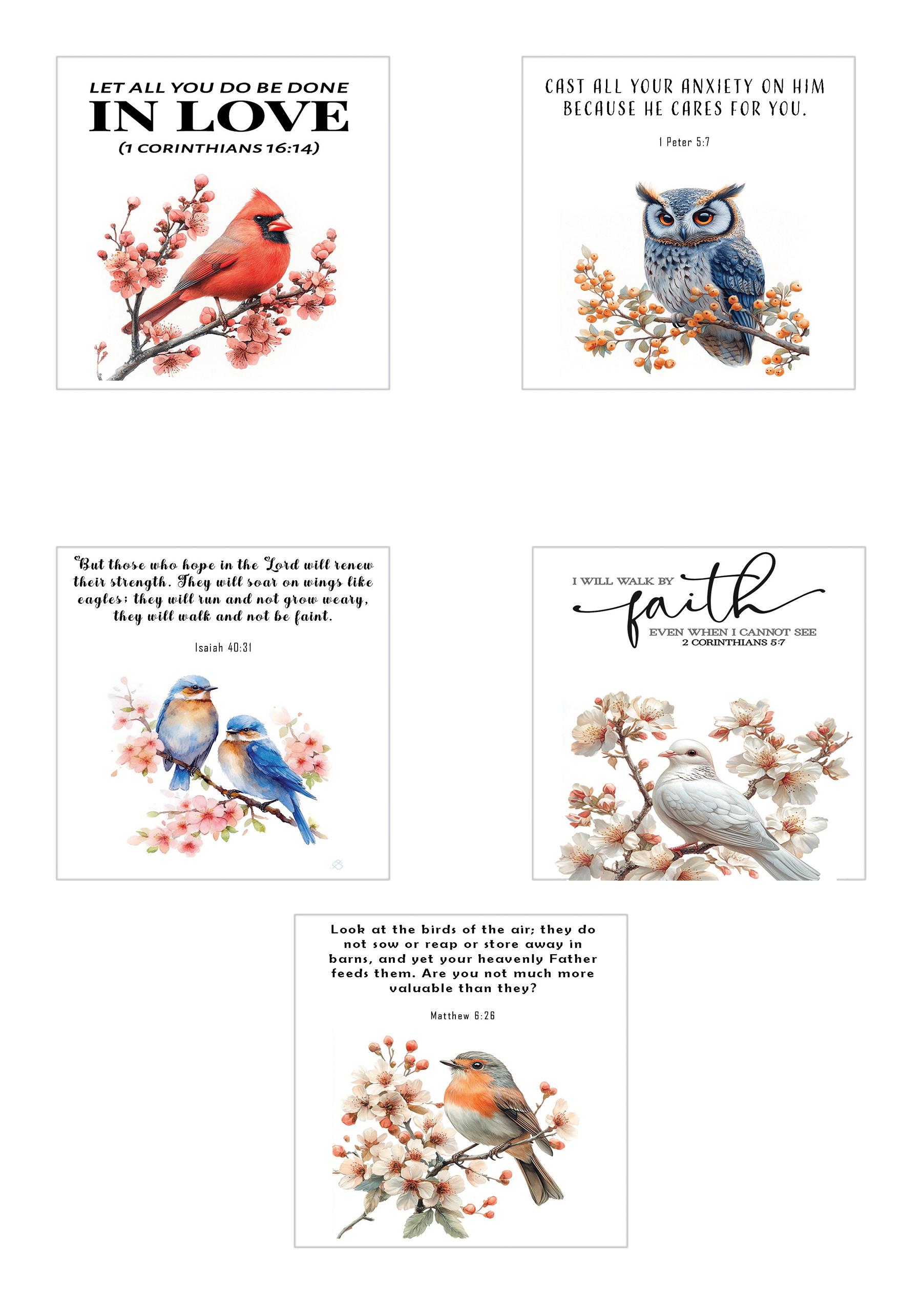 Printable Bible Verses and Daily Affirmations - Inspirational Scripture ...