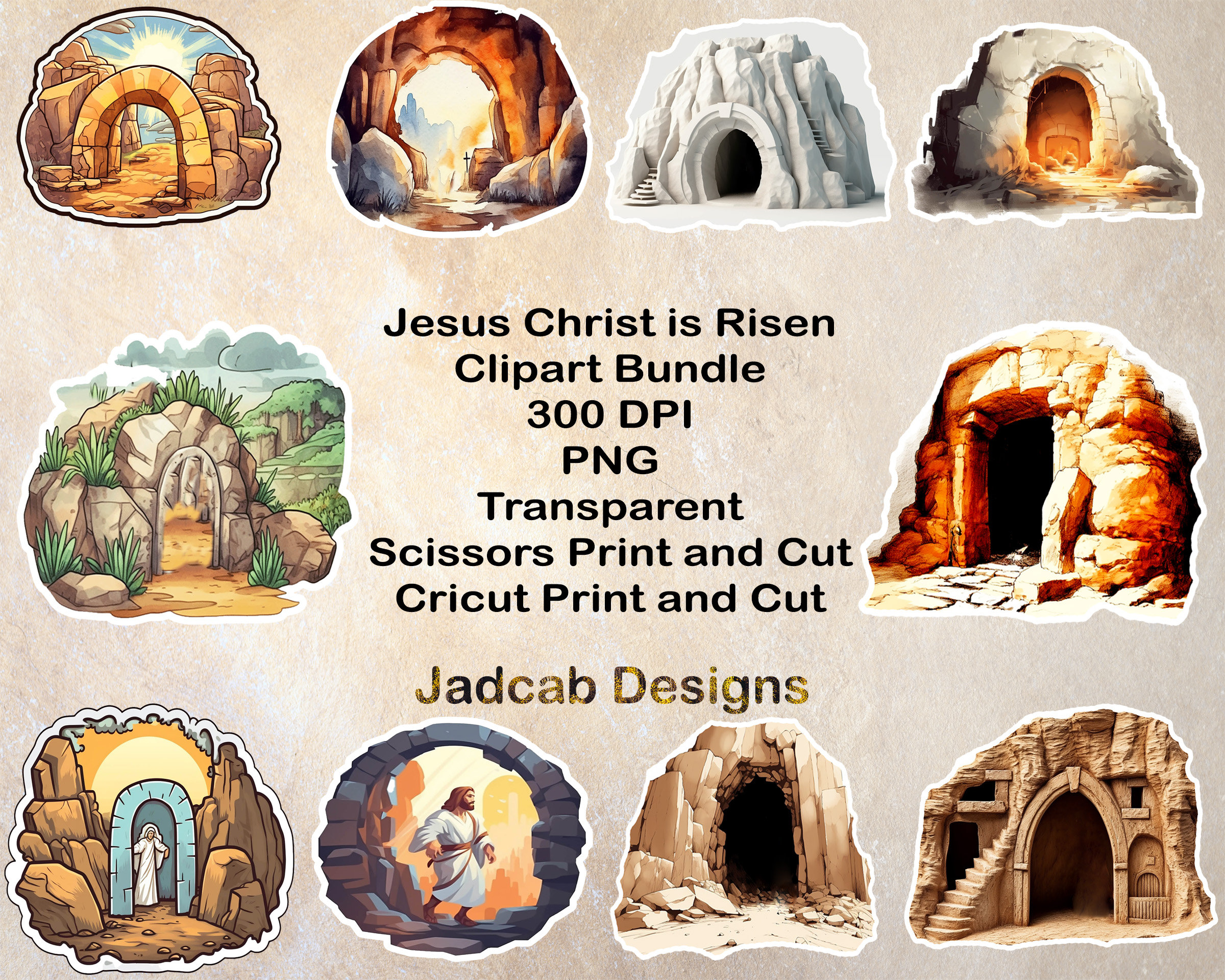 Easter Tomb Clipart