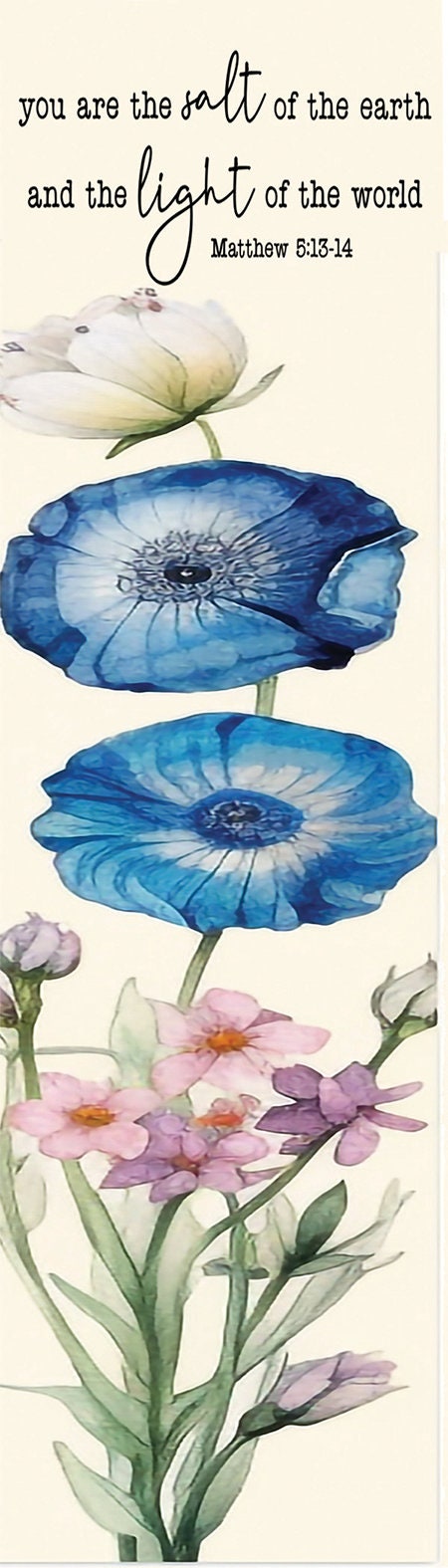 Christian Bible Verse Floral Bookmarks Digital Printable for Women ...