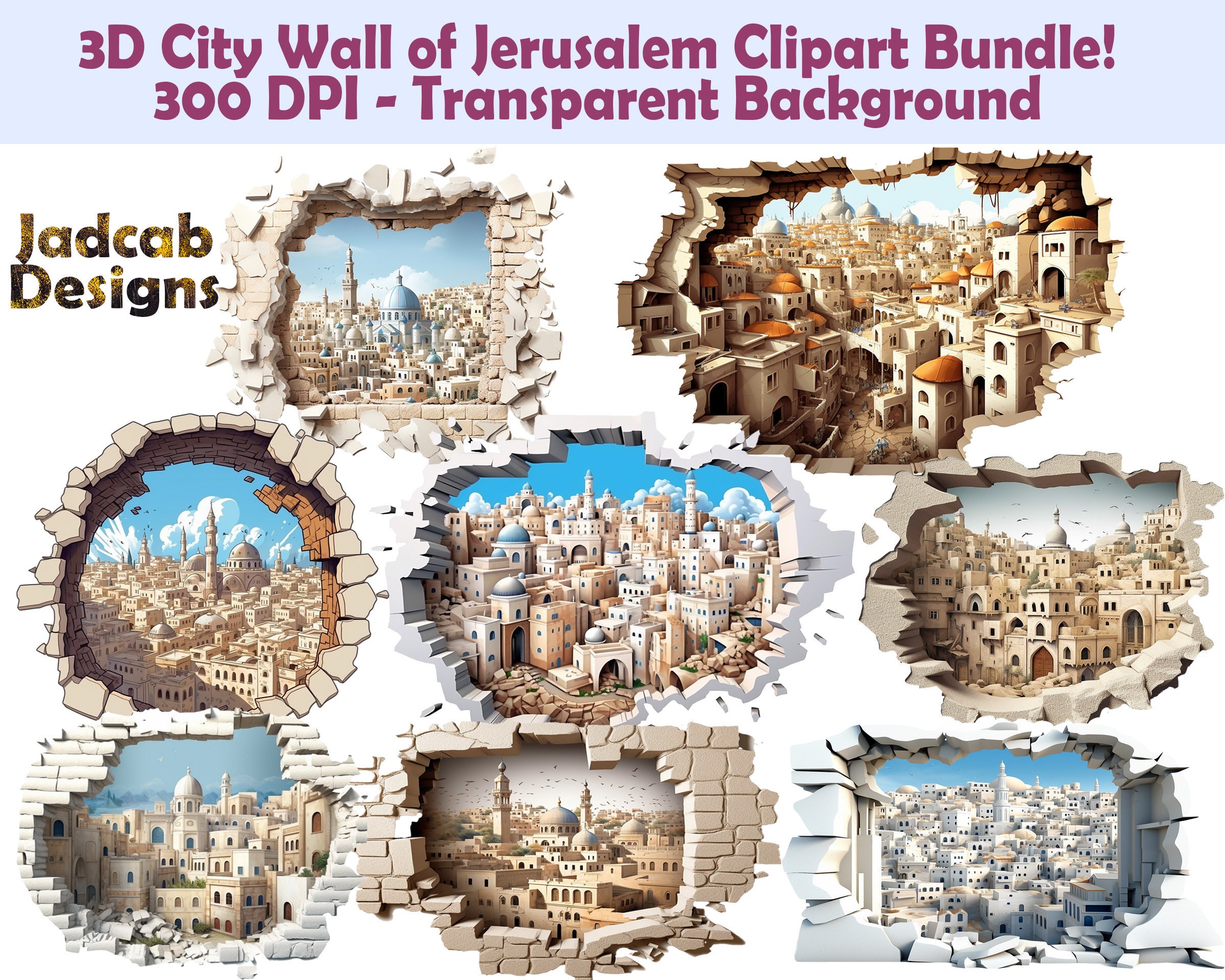 Jerusalem Wall Clipart