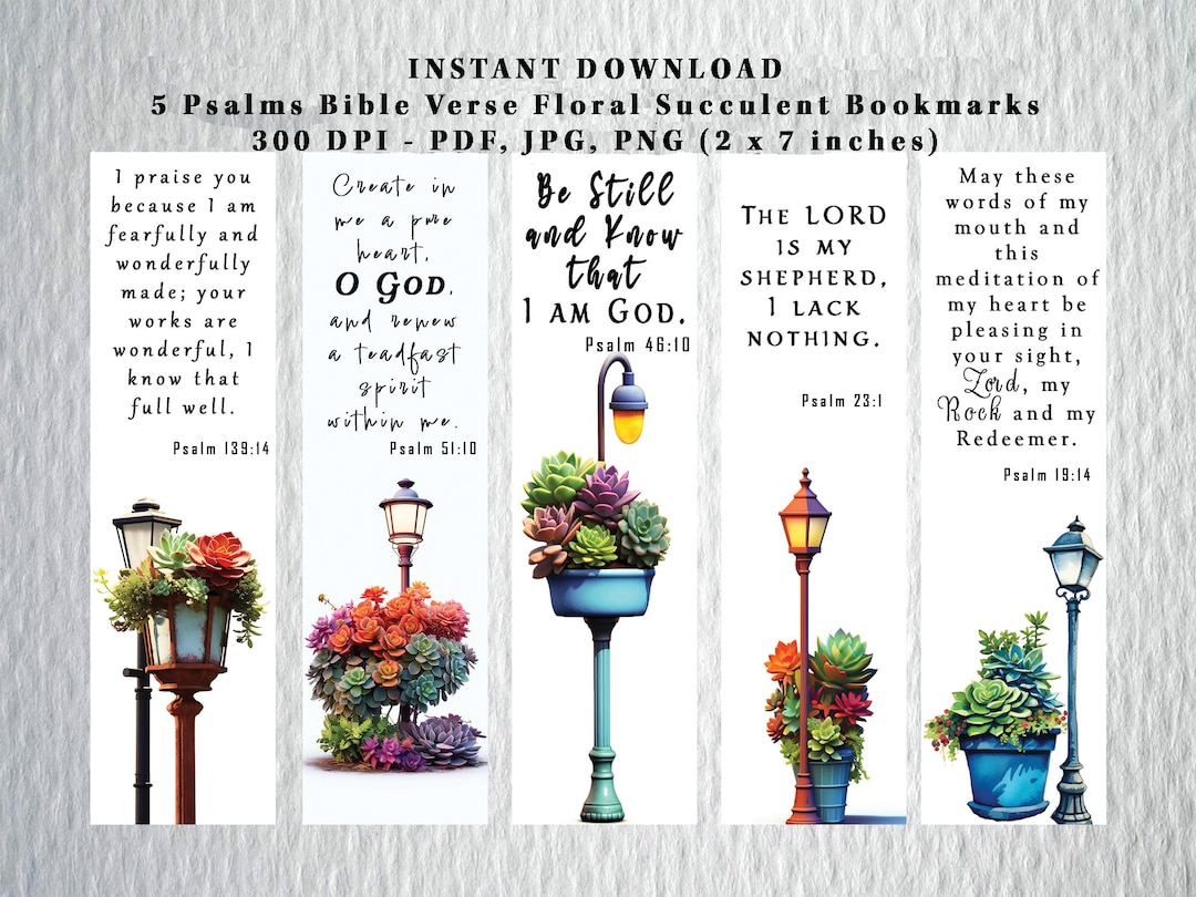 Printable Bible Bookmarks for Women Christian Bookmarks Printable ...