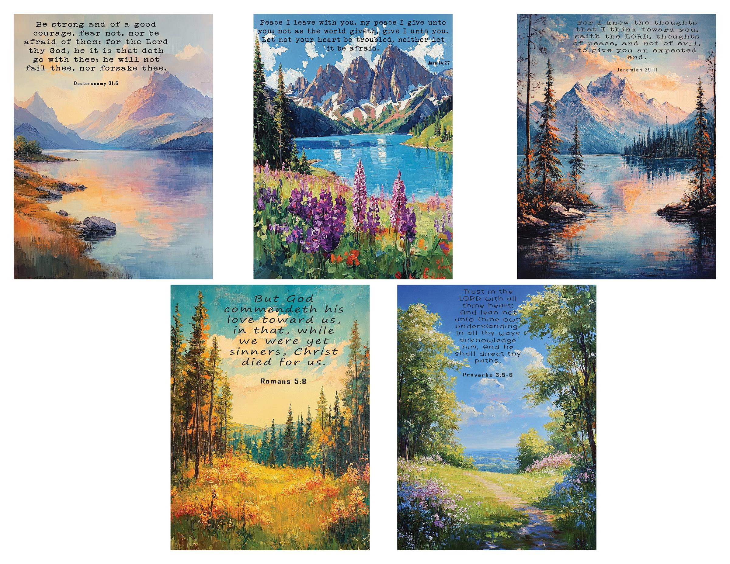 KJV Scripture Memorization Cards: Printable Bible Verses for ...