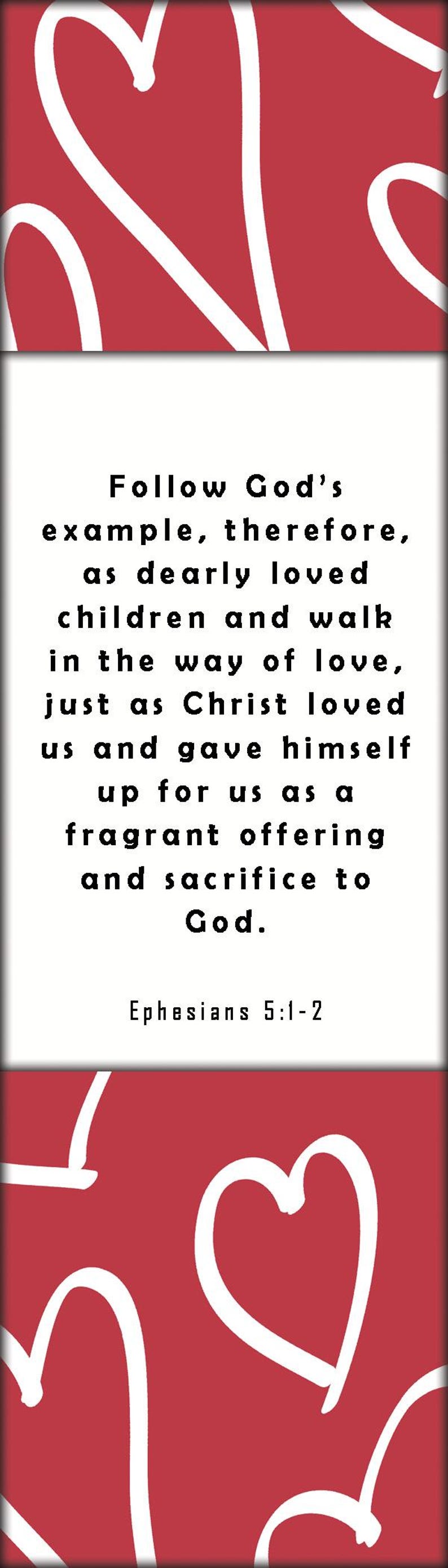 Printable Valentine Bookmarks With Bible Verses, Men Women and Kids ...