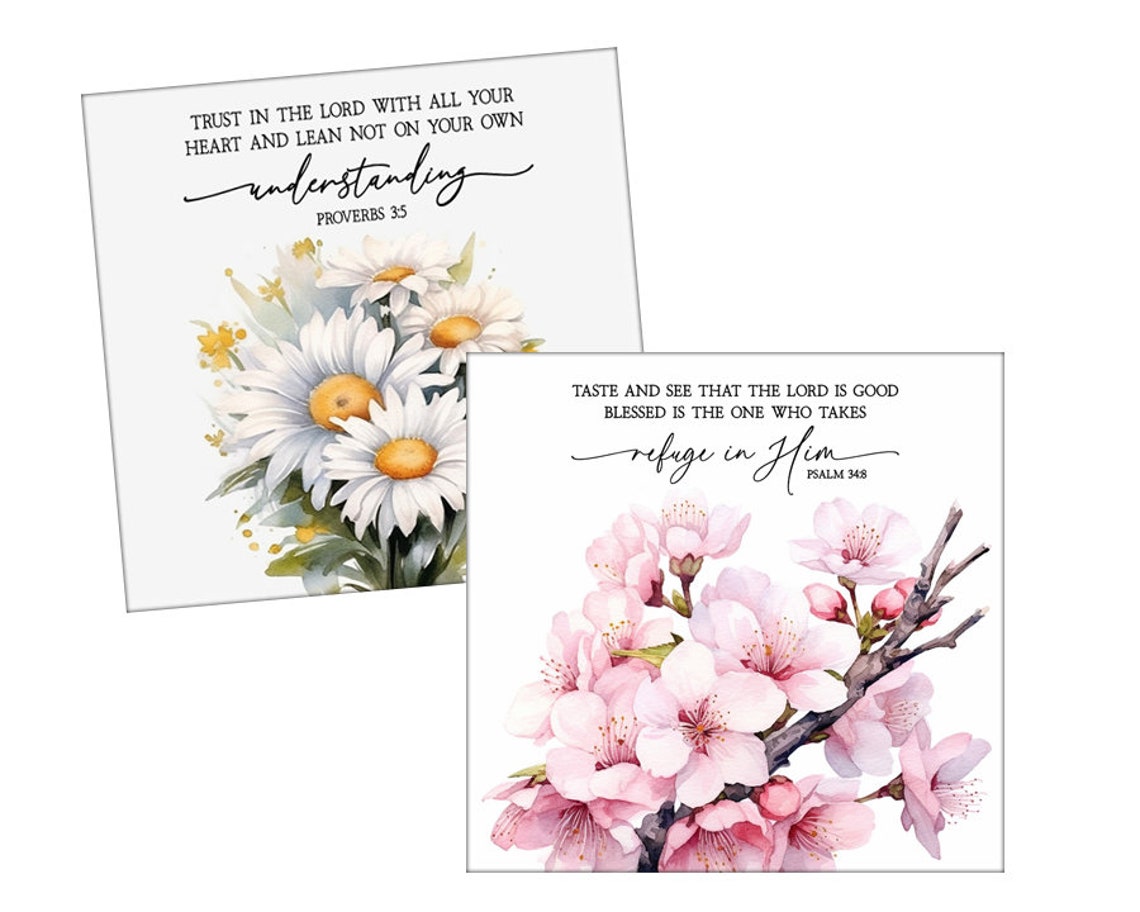 Junk Journal Printable Faith Ephemera Bible Verse Memory Card Junk ...