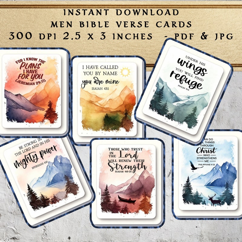 Printable Scripture Cards - Etsy