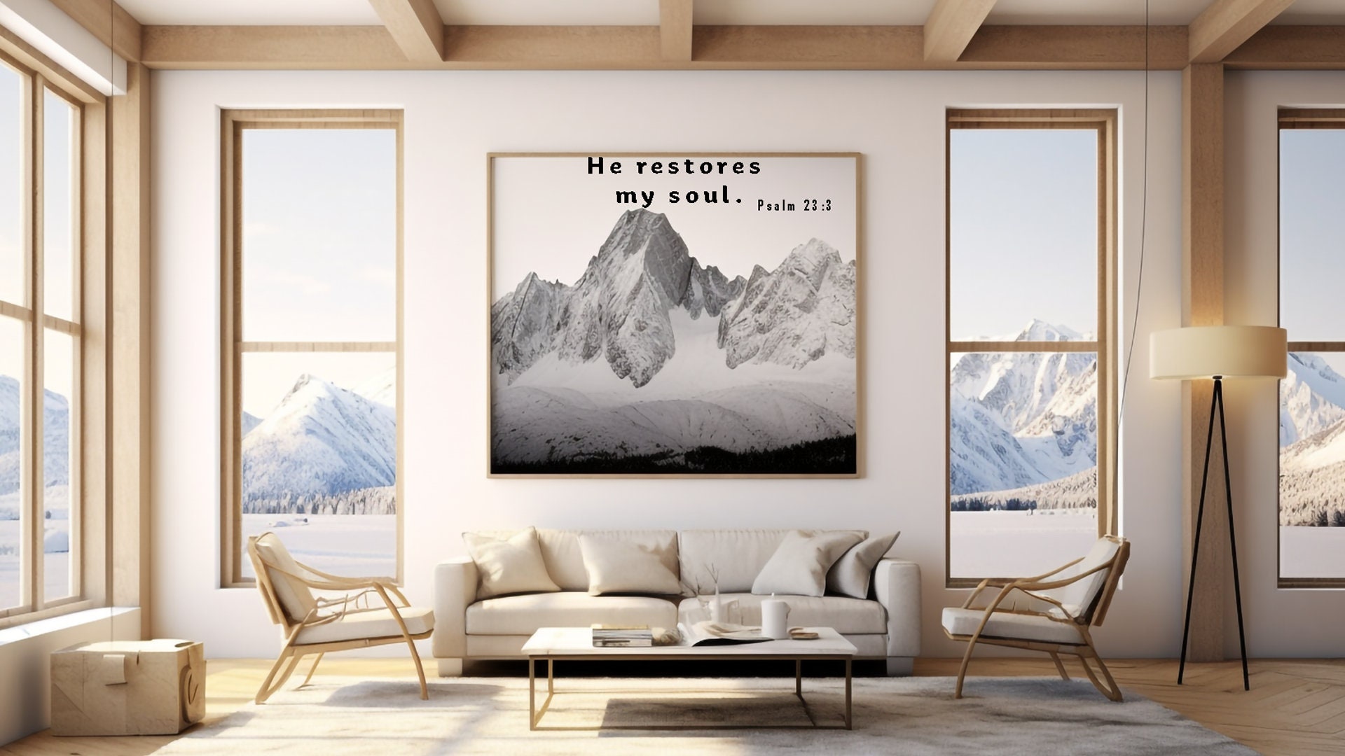 Inspirational Christian Zoom Background for Desktop, Virtual Church ...