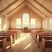 Church Zoom Virtual Background for Desktop, Christian Meeting Backdrop ...