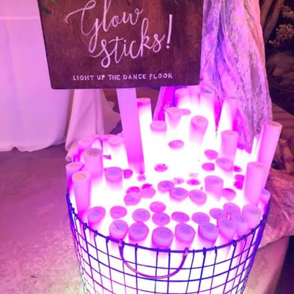 Wedding Glow Sticks Etsy