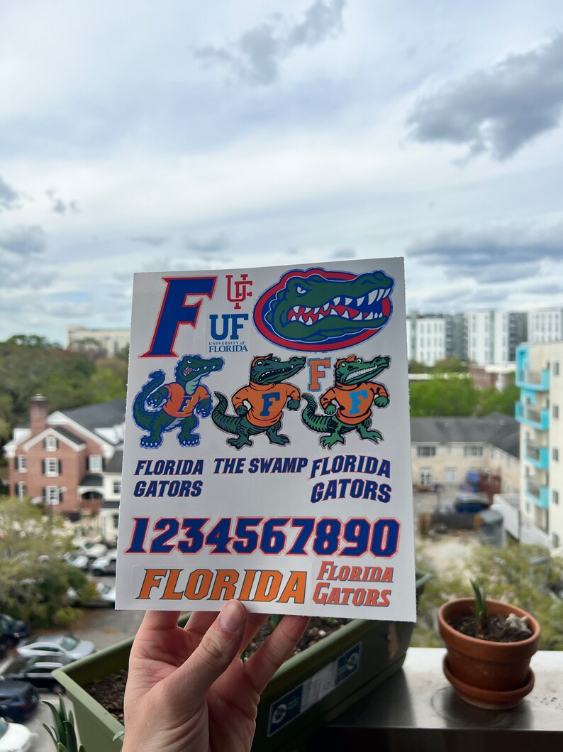 University of Florida Stickers UF Decals Cute Florida - Etsy