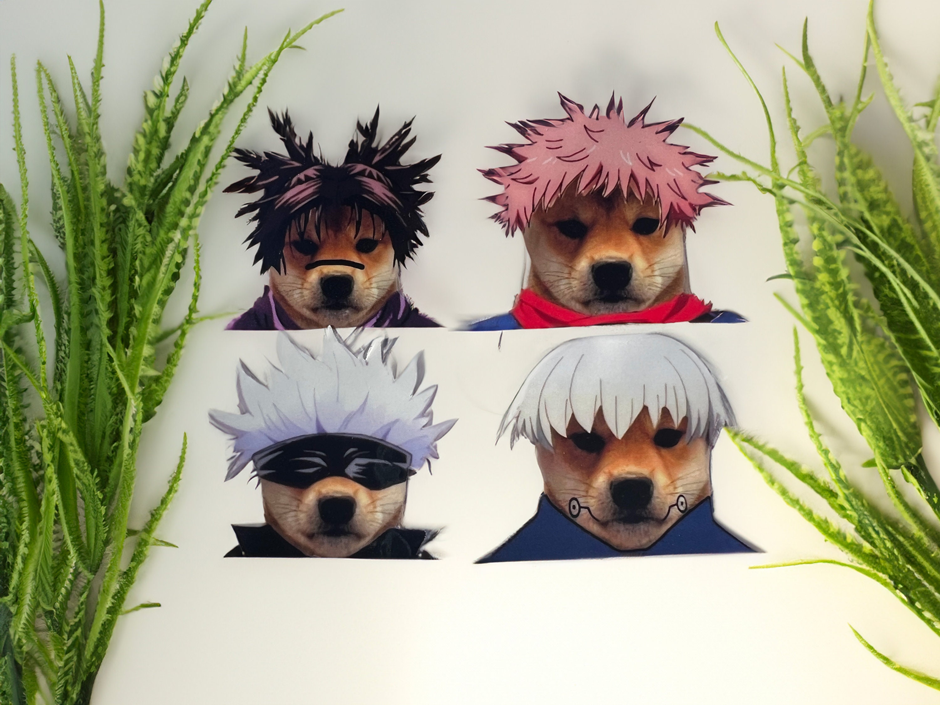 Jujutsu Kaisen Doge Meme Sticker Pack Itadori Gojo Choso - Etsy