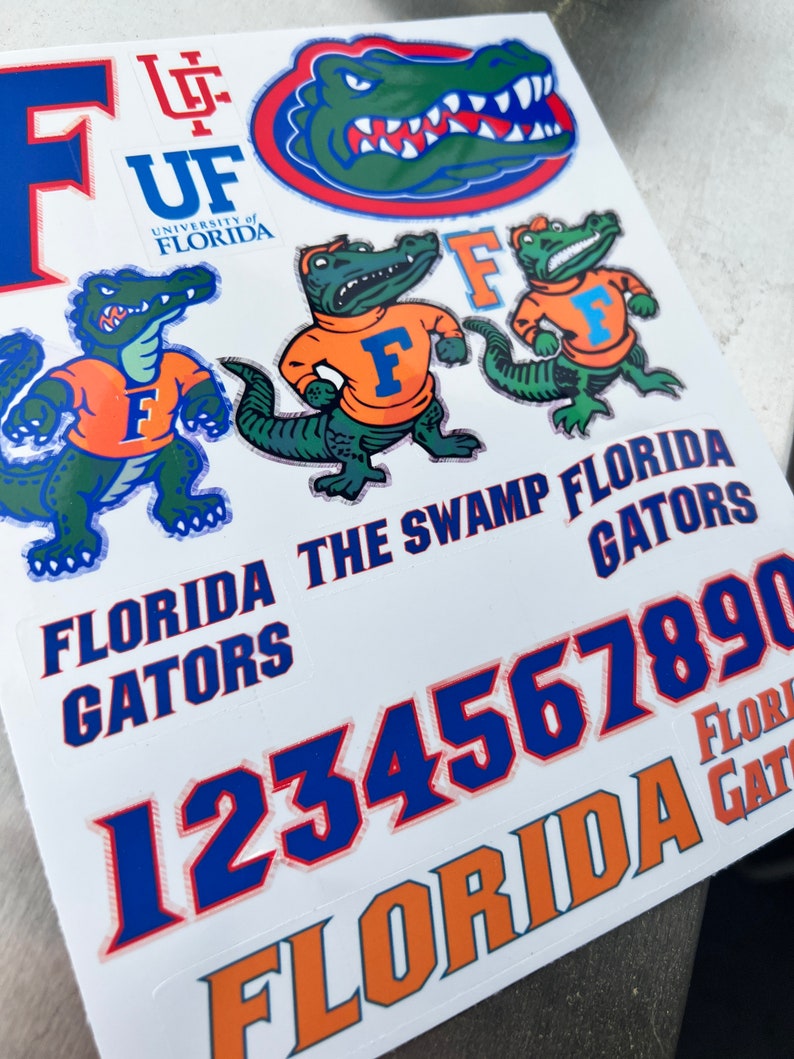 University of Florida Stickers UF Decals Cute Florida - Etsy