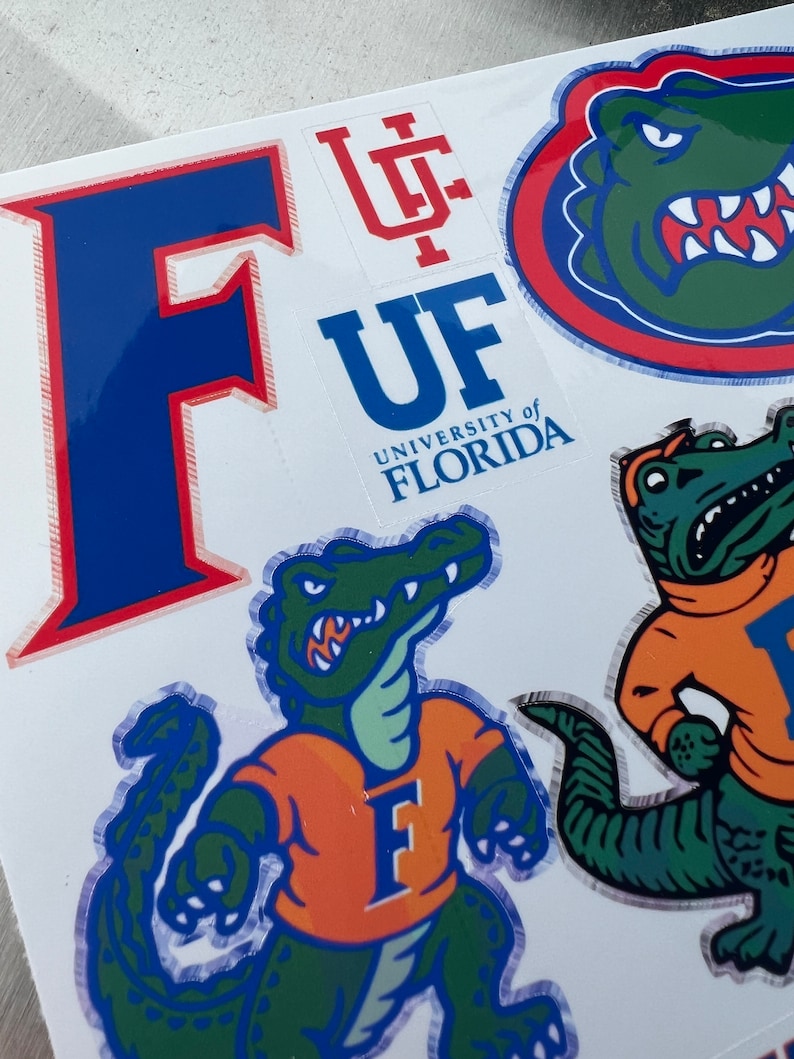 University of Florida Stickers UF Decals Cute Florida - Etsy