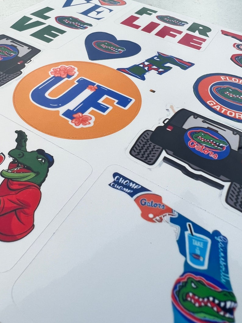 University of Florida Stickers UF Decals Cute Florida - Etsy