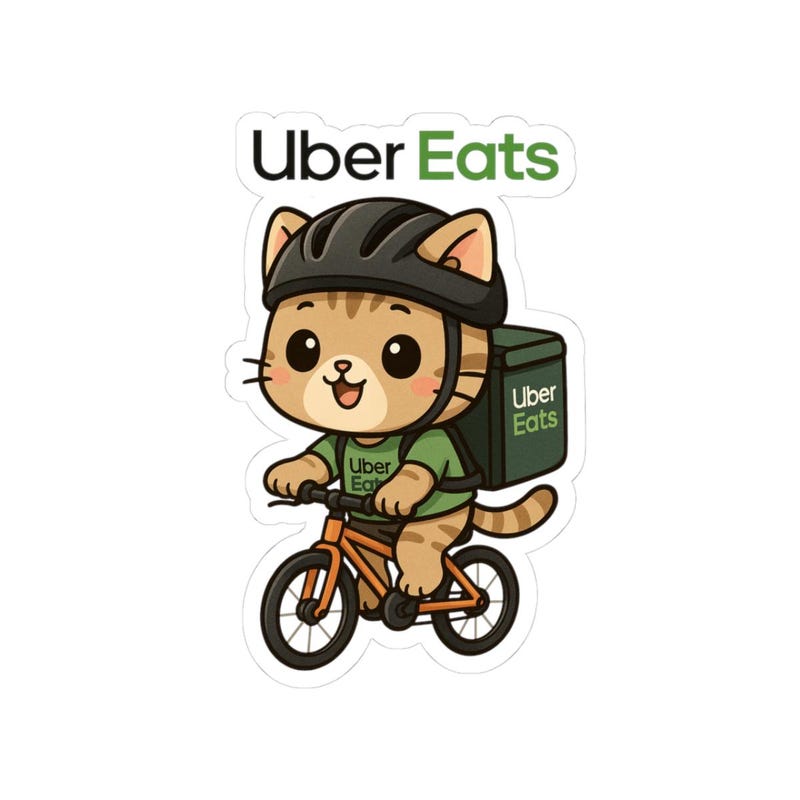 Uber Eats Decal - Etsy
