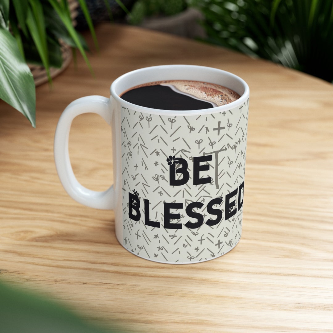 Blessed,christian Mug, Scripture Coffee Mug, Bible Verse Coffee Mug ...