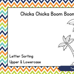 Chicka Chicka Letter Sorting - Etsy