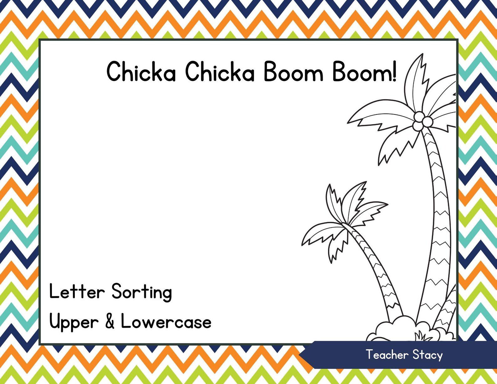 Chicka Chicka Letter Sorting - Etsy