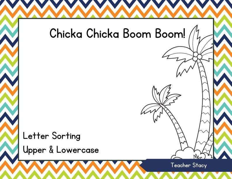 Chicka Chicka Letter Sorting - Etsy