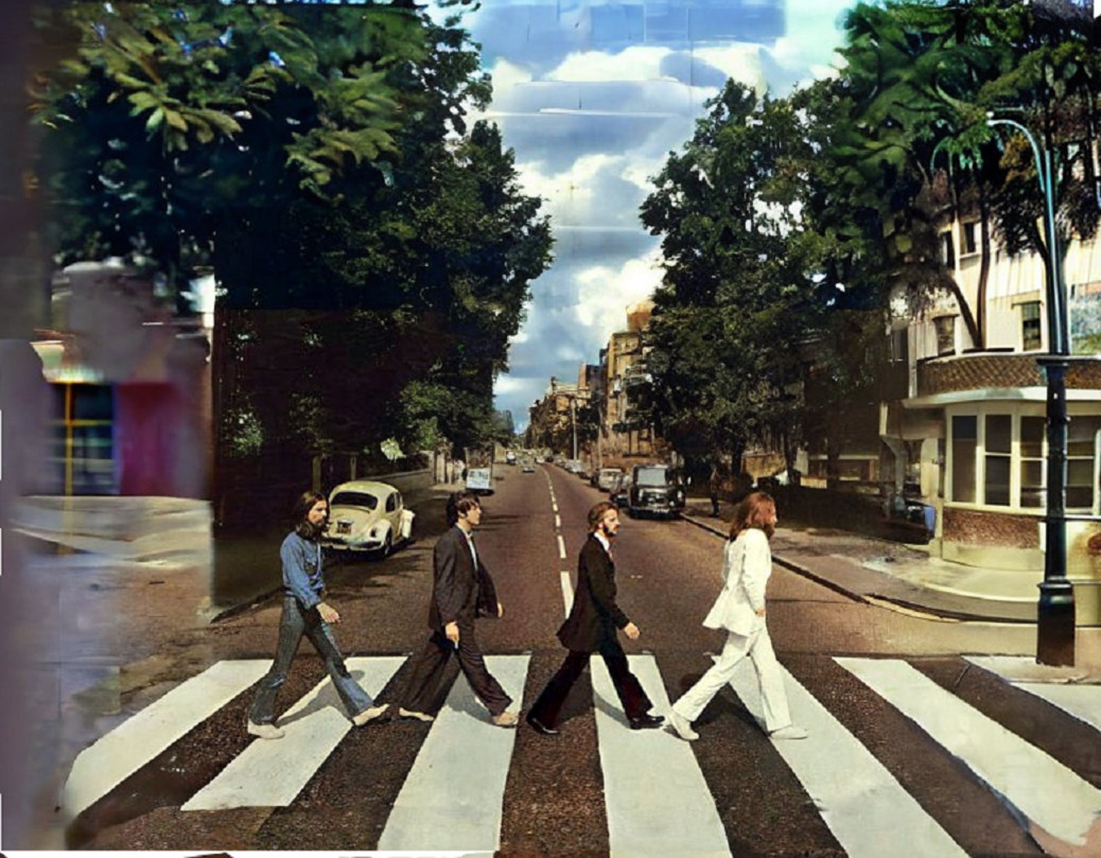 Beatles Abbey Road Crossing Street Wall Decor Poster Digital Art - Etsy